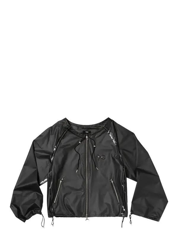 THUG CLUB Seam Sealed Taped Line Jacket - Black