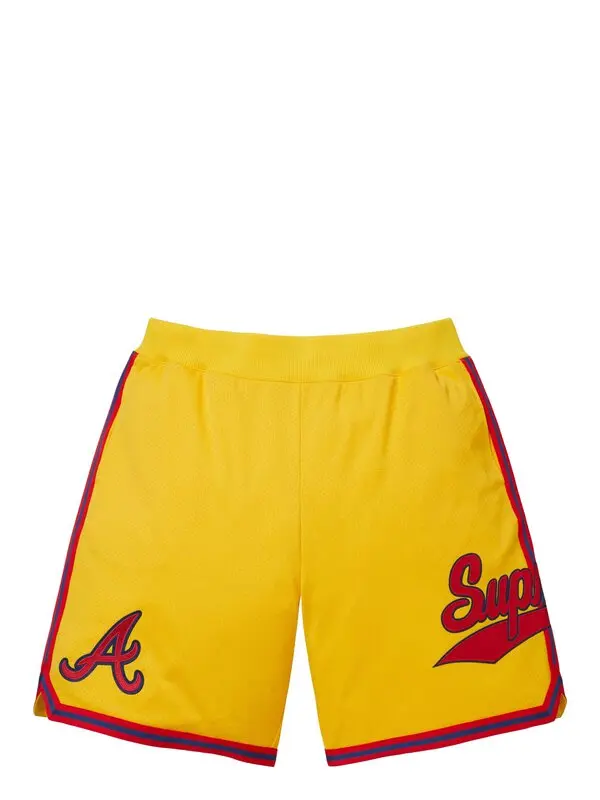 Supreme X Mitchell & Ness Teams Short - Yellow