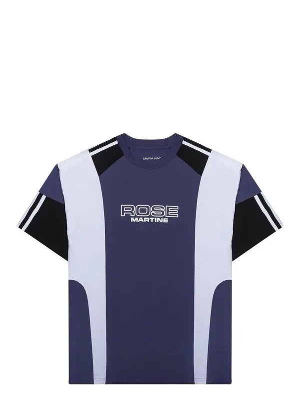 Martine Rose Paneled T-shirt - Purple