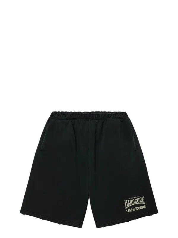 WILLY CHAVARRIA Hardcore Buffalo Sweatshorts - Black