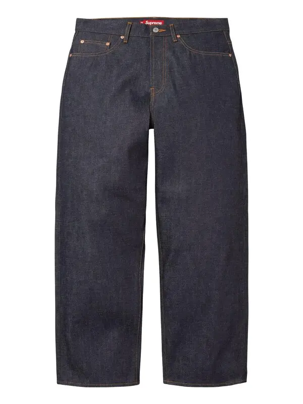 Supreme Baggy Selvedge Jean Rigid Indigo - Blue
