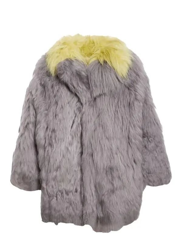 Marni Fur Coat - Grey