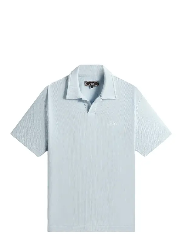 Kith Micro Waffle Polo - Blue