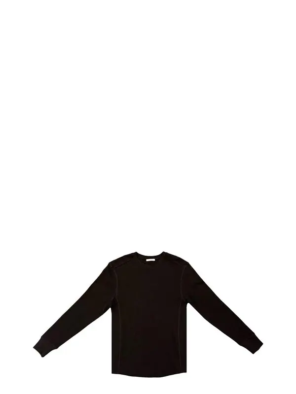 ENTIRE STUDIOS Thermal Long Sleeve Shirt - Black