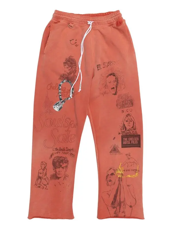 PALY HOLLYWOOD Chelsea Hotel Sweatpant - Red