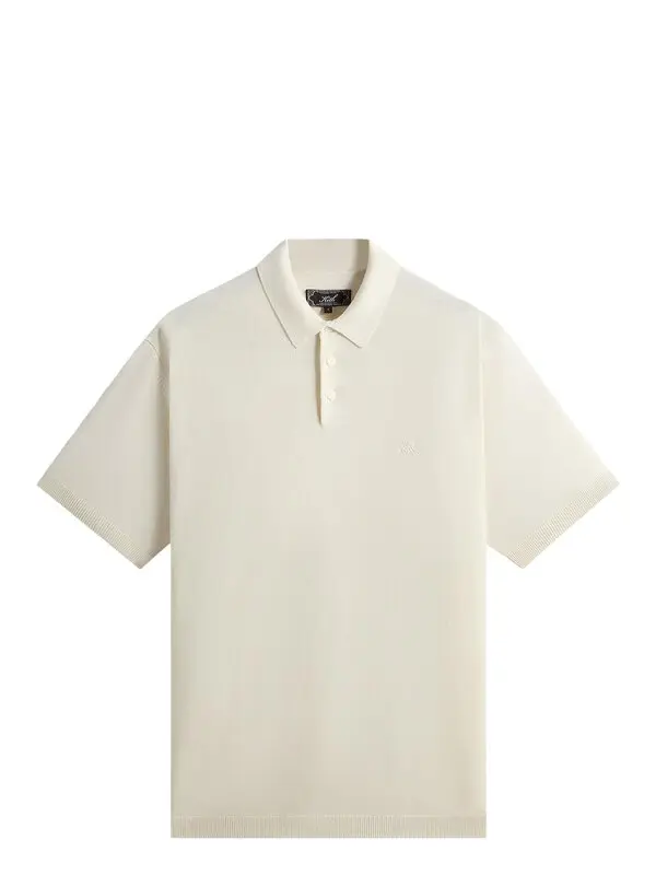 Kith Super Fine Viscose Knit Baldwin Polo - Cream
