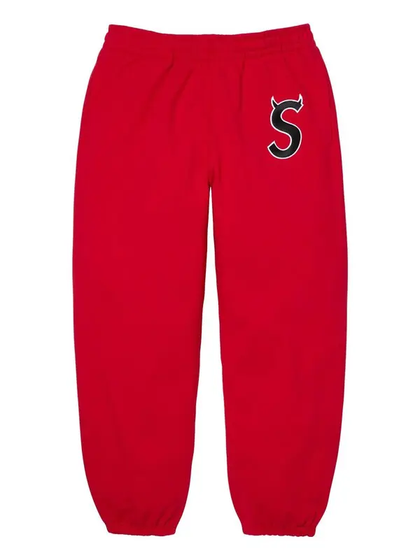 Supreme Devil S Logo Sweatpant - Red