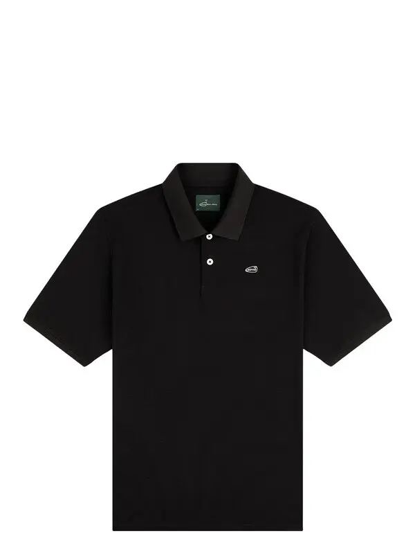 Aimé Leon Dore Short Sleeve Collared Polo - Black