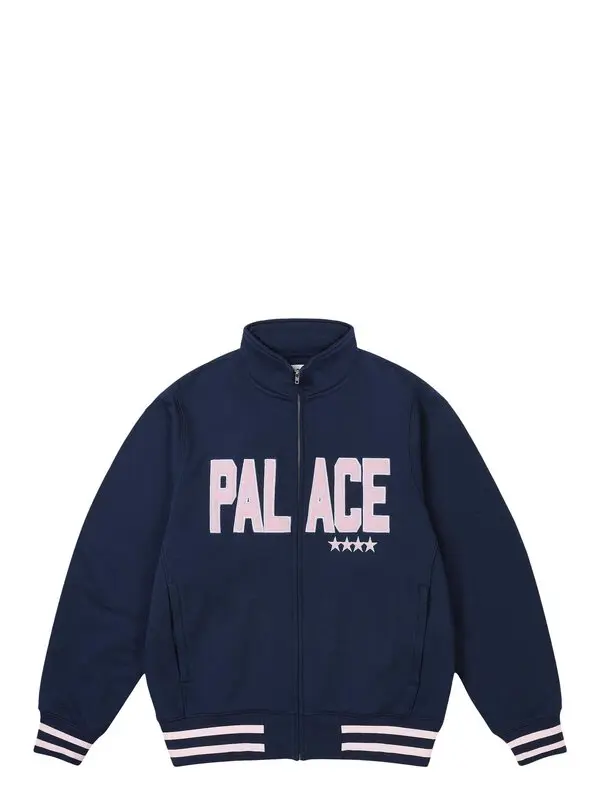 PALACE Zip Funnel With Logo Detail - Blue