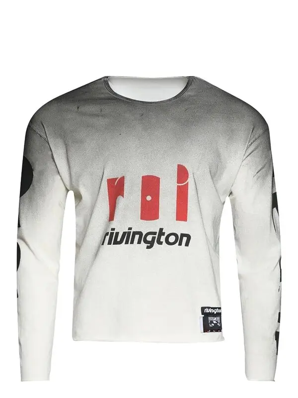 RIVINGTON ROI REBIS Long-sleeve Graphic Tee - White