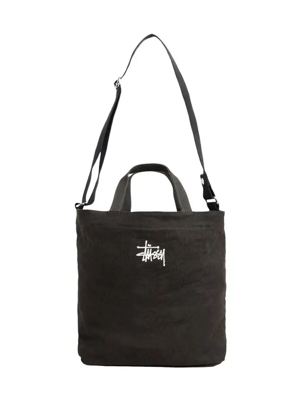 StÜssy Canvas Crossbody Bag - Black