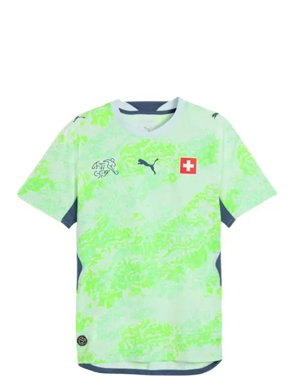 PUMA Switzerland 2026 Authentic Away Jersey - Green