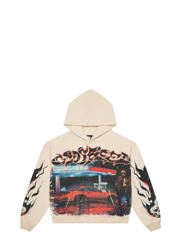 GODSPEED Pit Stop Hoodie - Cream