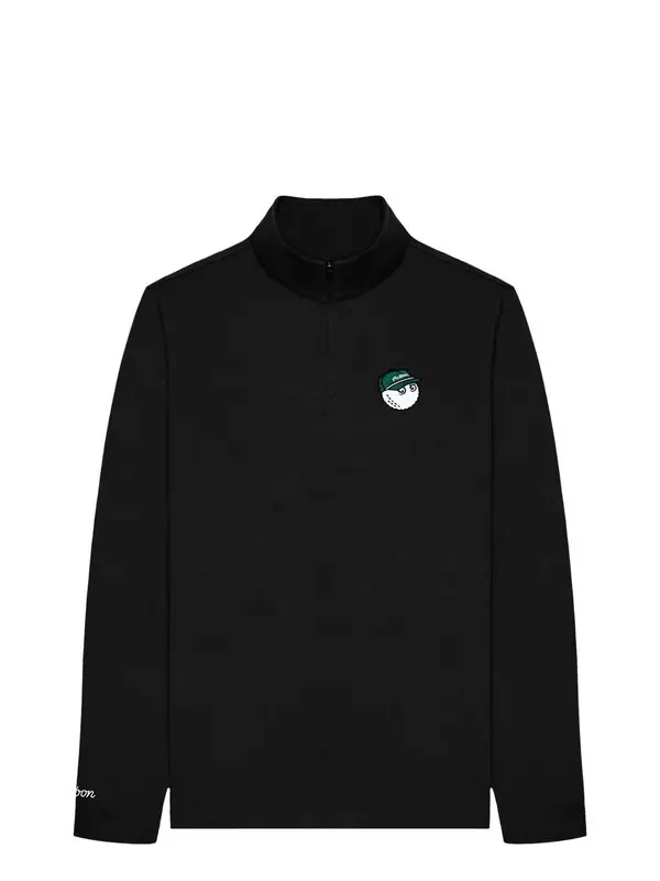 MALBON Flyer Mid Layer Sweatshirt - Black