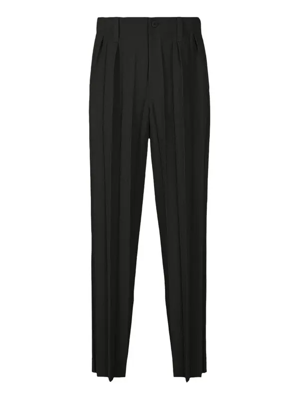 Issey Miyake Pleated Trousers - Black