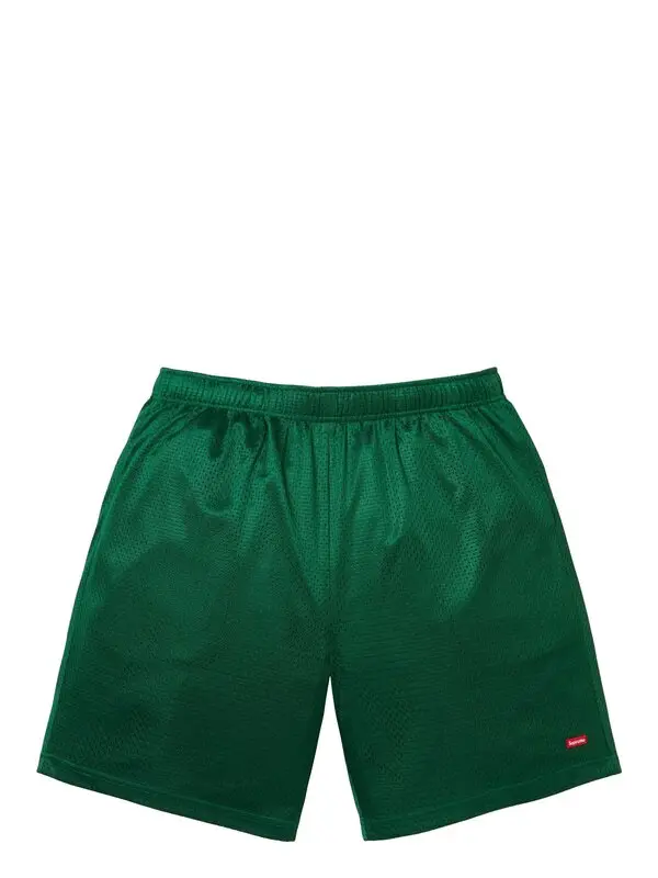 Supreme Small Box Baggy Mesh Short - Green