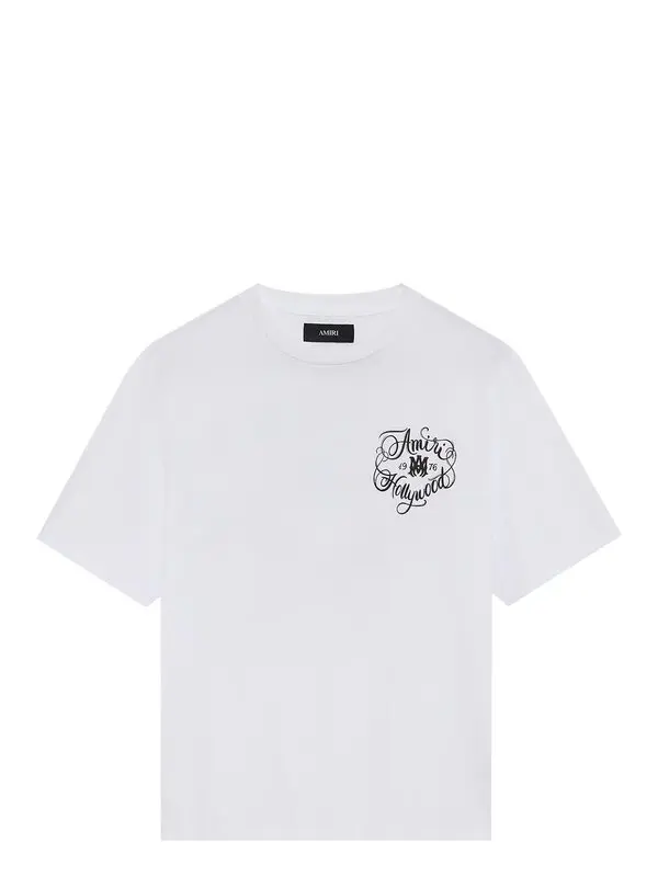 Amiri Hollywood Graphic T-shirt - White