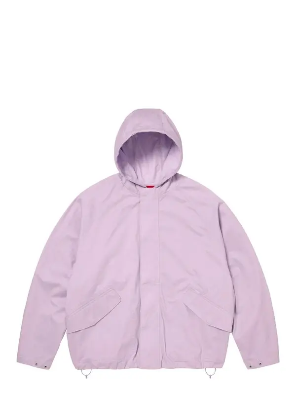 Supreme Hooded Raglan Jacket - Purple