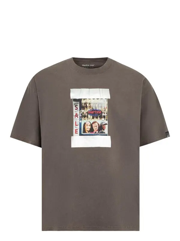 Martine Rose Oversized Graphic T-shirt - Brown