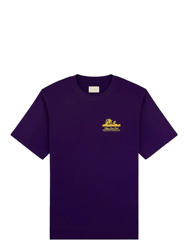 Aimé Leon Dore Sun Faded Unisphere Tee - Blue