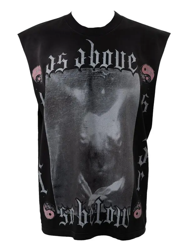 HELLSTAR As Above So Below Muscle Tee - Black