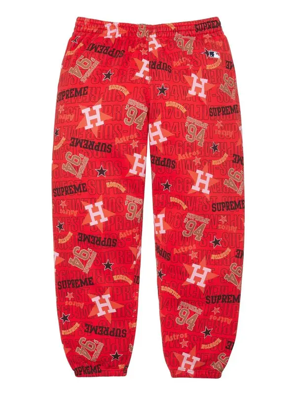 Supreme X Mitchell & Ness Teams Sweatpant - Red