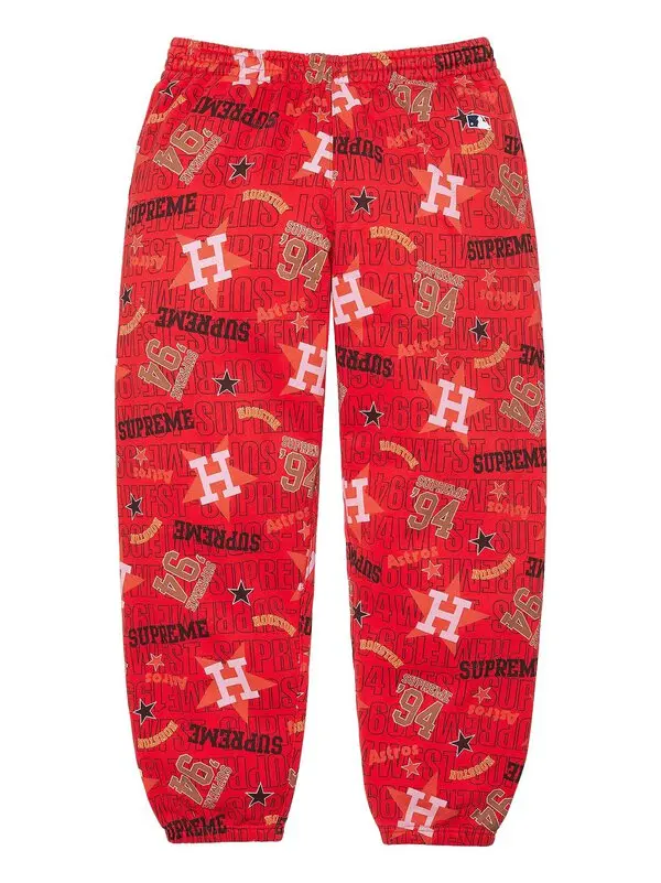 Supreme X Mitchell & Ness Teams Sweatpant - Red
