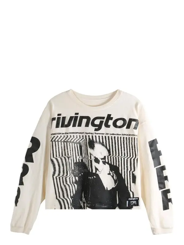 RIVINGTON ROI REBIS Isness Cva Long-sleeve Tee - White