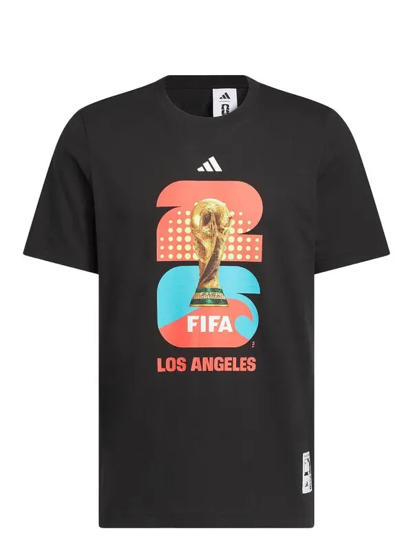 Adidas Fifa World Cup 2026 Los Angeles Graphic T-shirt - Black