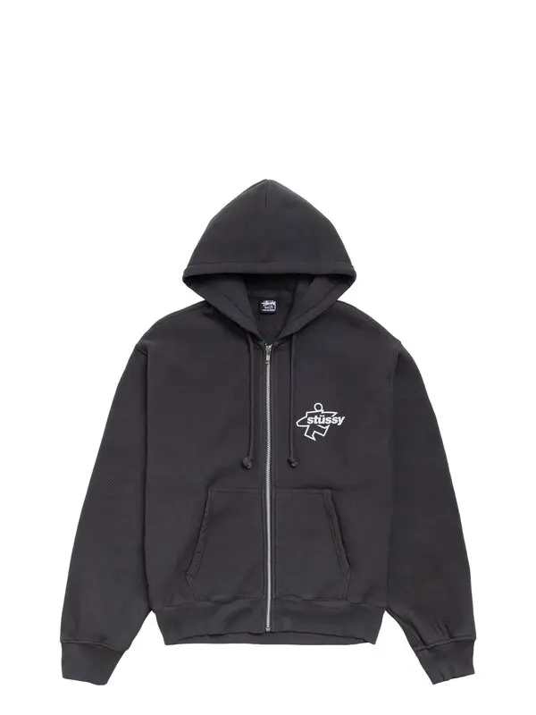 StÜssy Full Zip Hoodie - Black