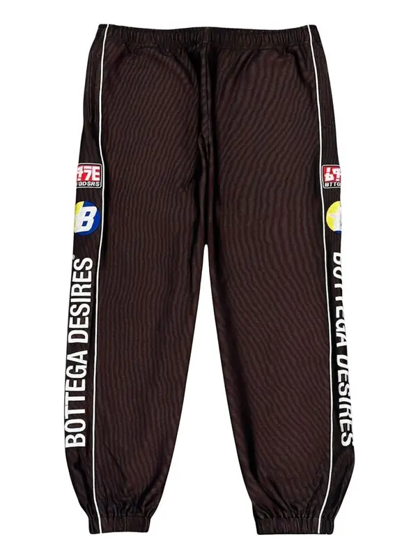 BOTTEGA DESIRES Race Tracksuit Sweatpants - Brown