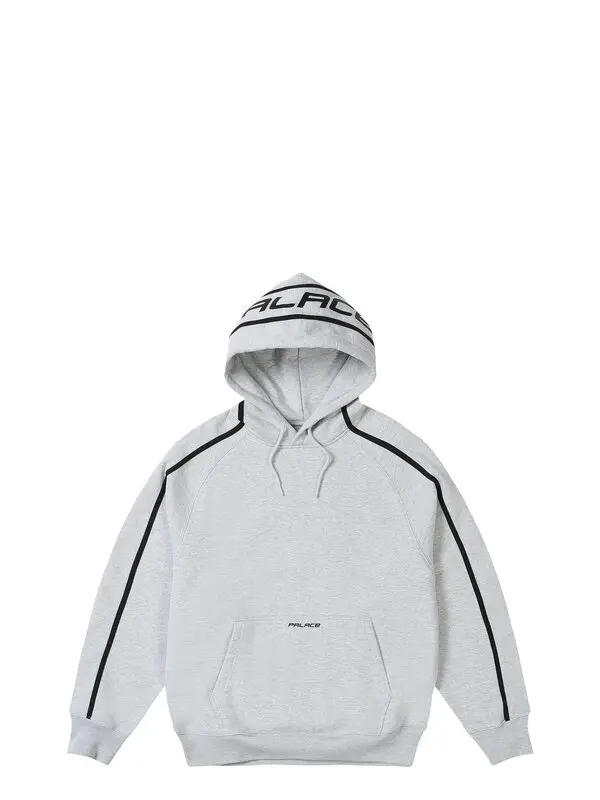 PALACE Runner Hooded Sweatshirt - Grey