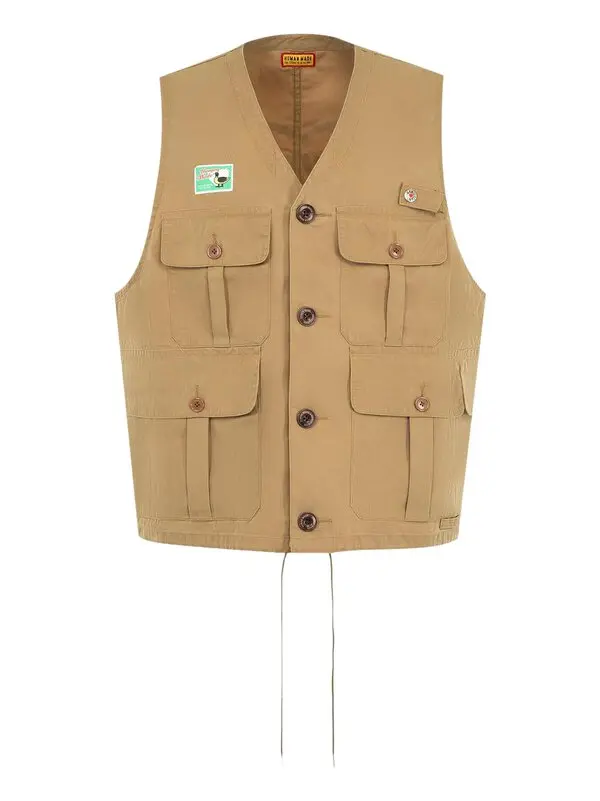 HUMAN MADE Hunting Vest - Tan