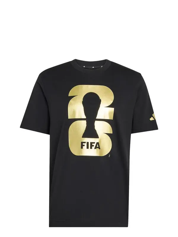 Adidas Fifa World Cup 2026 Official Emblem T-shirt - Black