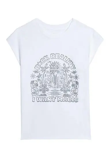 Zadig&Voltaire Cloe Graphic-print Cotton T-shirt - White