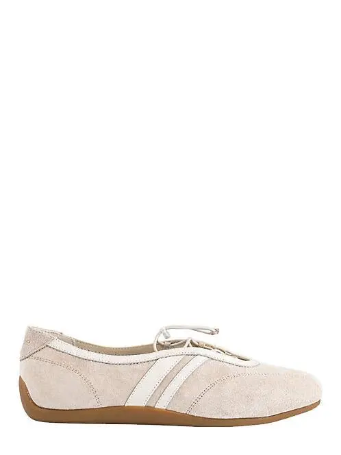 VAGABOND SHOEMAKERS Hollie Suede Ballet Flats - Off White Suede