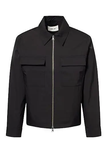 Nn07 Zip-up Showerproof Jacket - Black