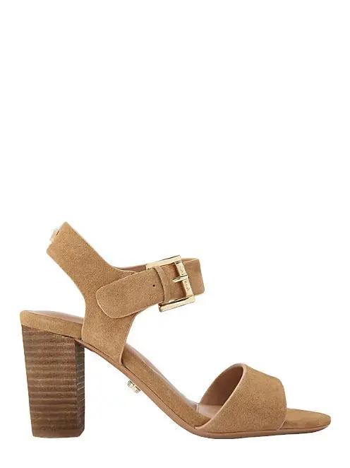 Carvela Sadie Suede Heeled Sandals - Taupe
