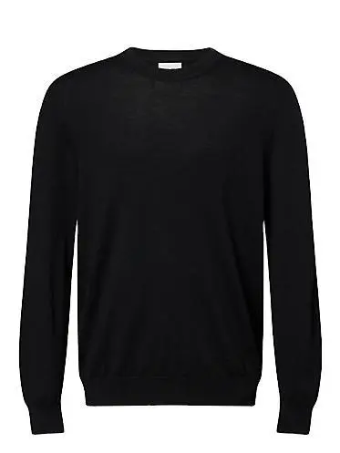 Nn07 Crew-neck Wool Jumper - Black