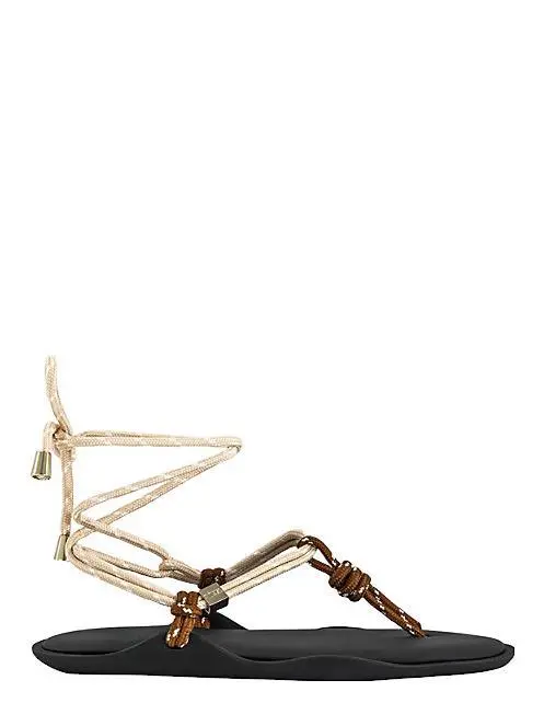 Flowze Flòwze Twin Woven Sandals - Hazelnut Natural