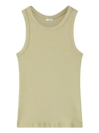 JOSEPH Ribbed Stretch-cotton Tank Top - Cactus
