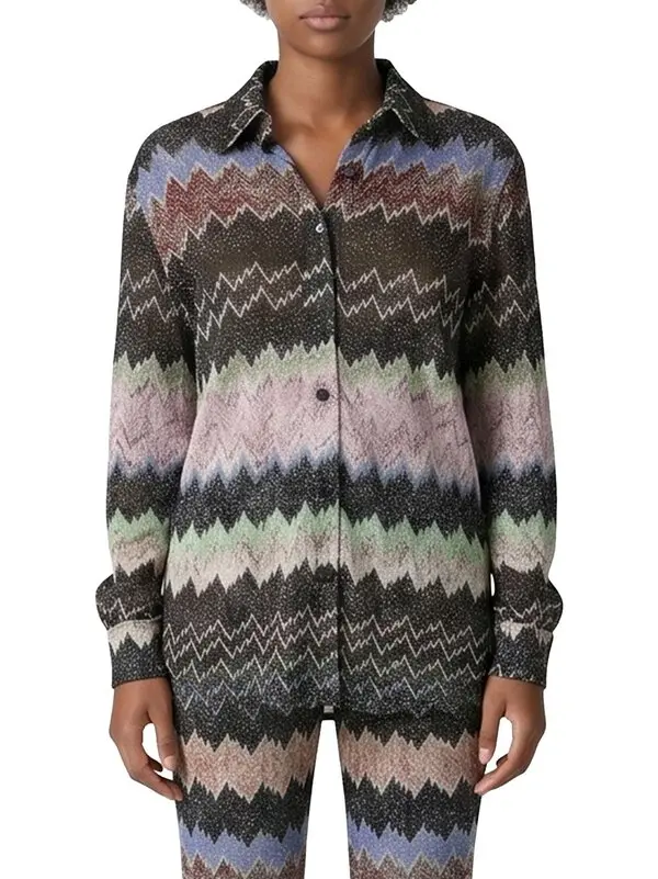 Missoni Long Sleeve Shirt - Black