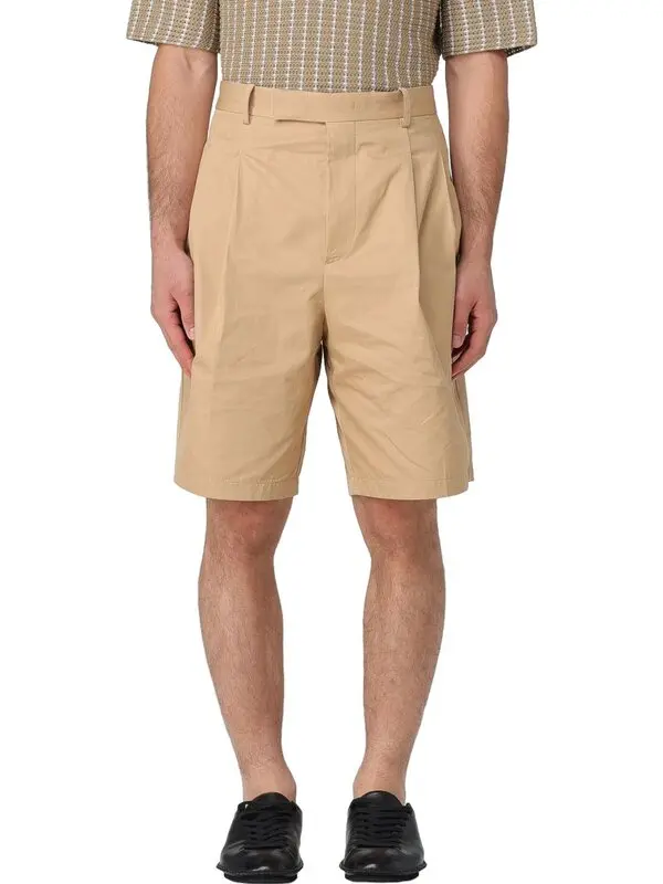 JIL SANDER Pleated Shorts - Beige