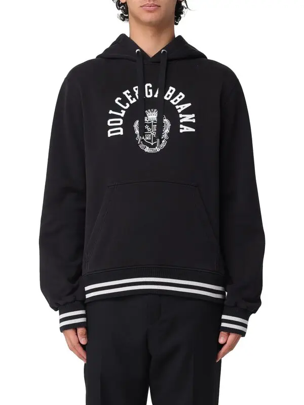 Dolce & Gabbana Hooded Sweatshirt - Black