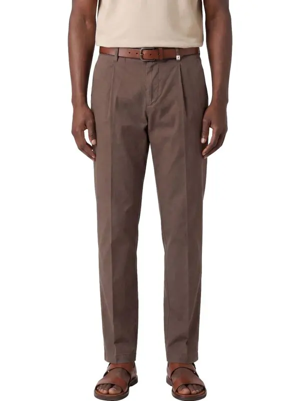 MYTHS Tailored Pleated Trousers - Dark