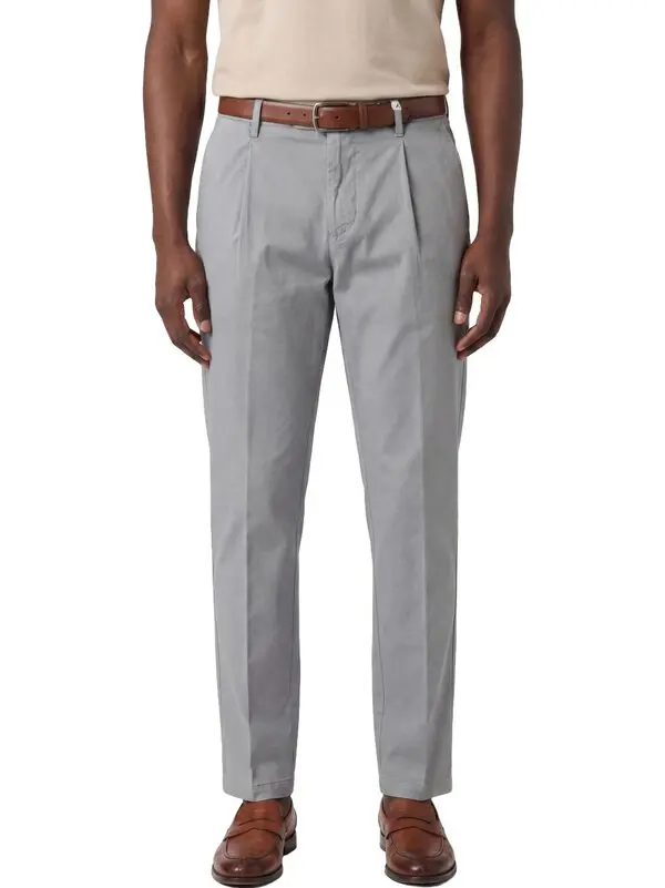 MYTHS Tailored Pleated Trousers - Grey