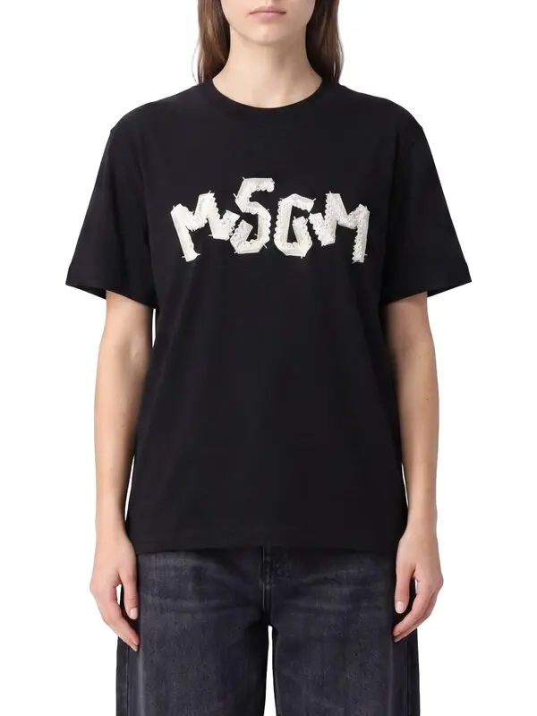 MSGM Logo T-shirt - Black