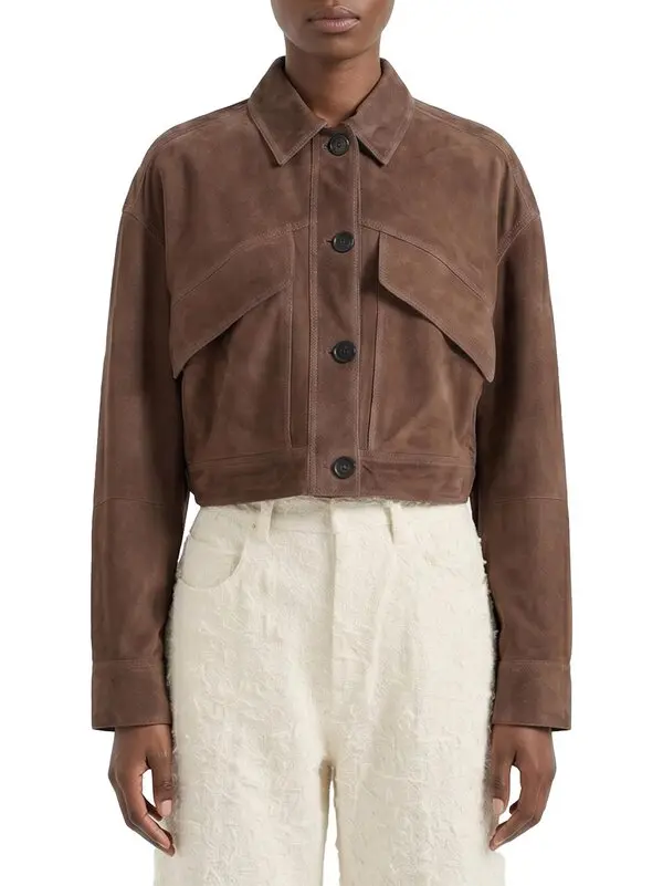 Brunello Cucinelli Suede Jacket - Pink
