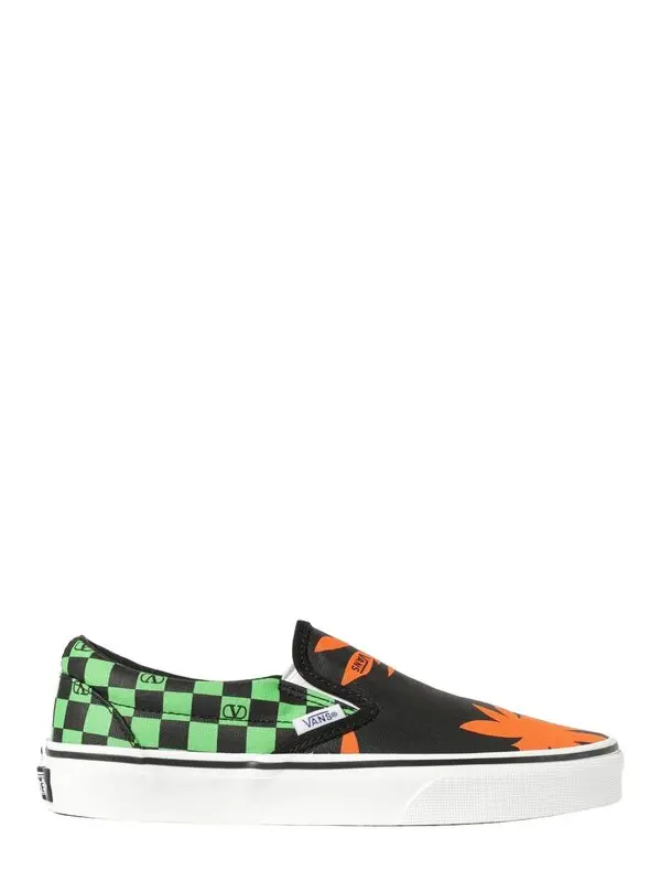 VANS Checkerboard Slip-on Sneakers - Green