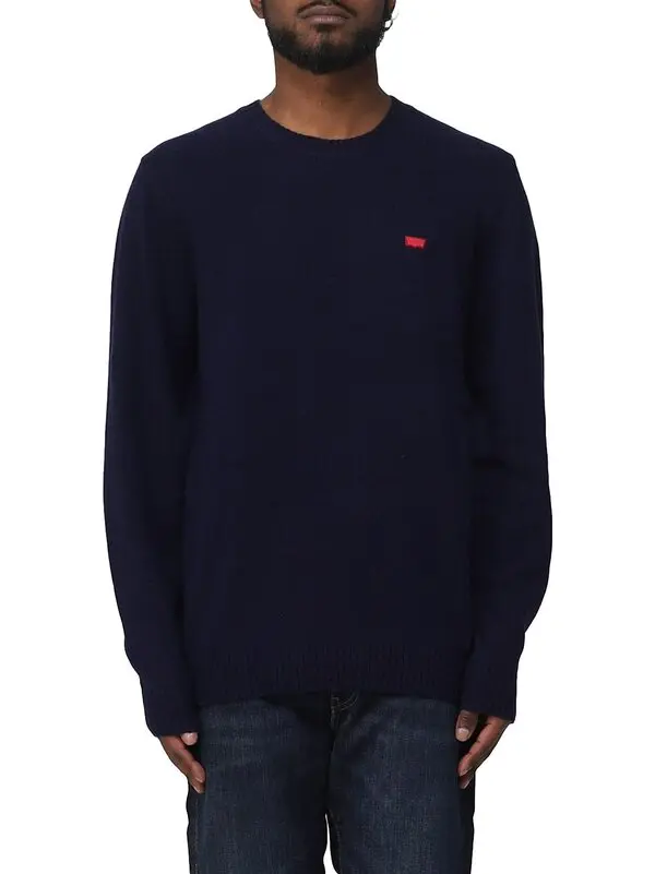 LEVI'S Housemark" Pullover Sweater - Blue